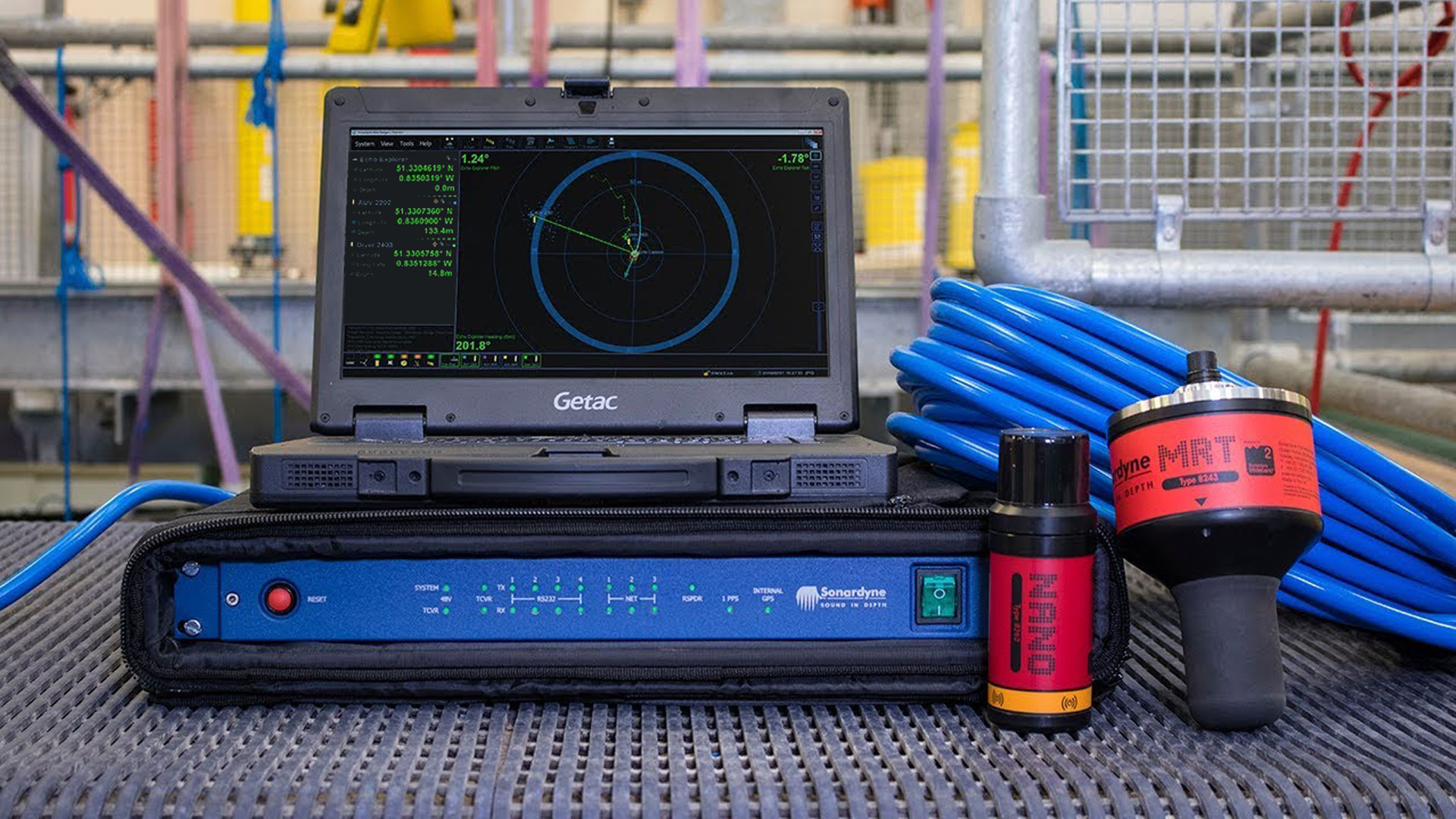 Sonardyne Mini-Ranger 2 system with WSM6+ transponder